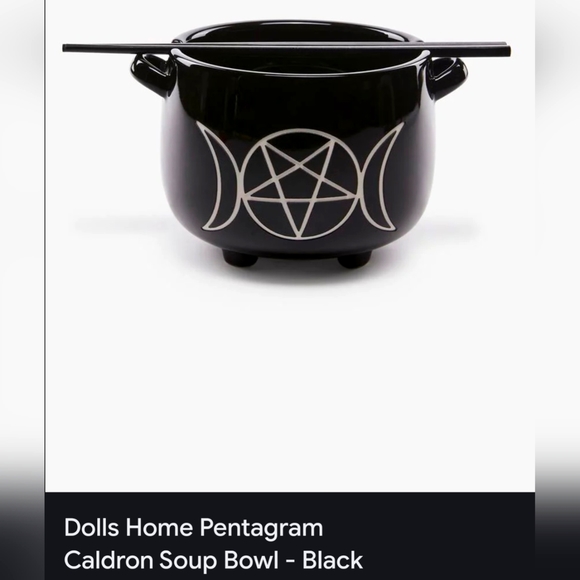 Dolls Kill | Other | Nib Dolls Kill Coldron Soup Bowl | Poshmark